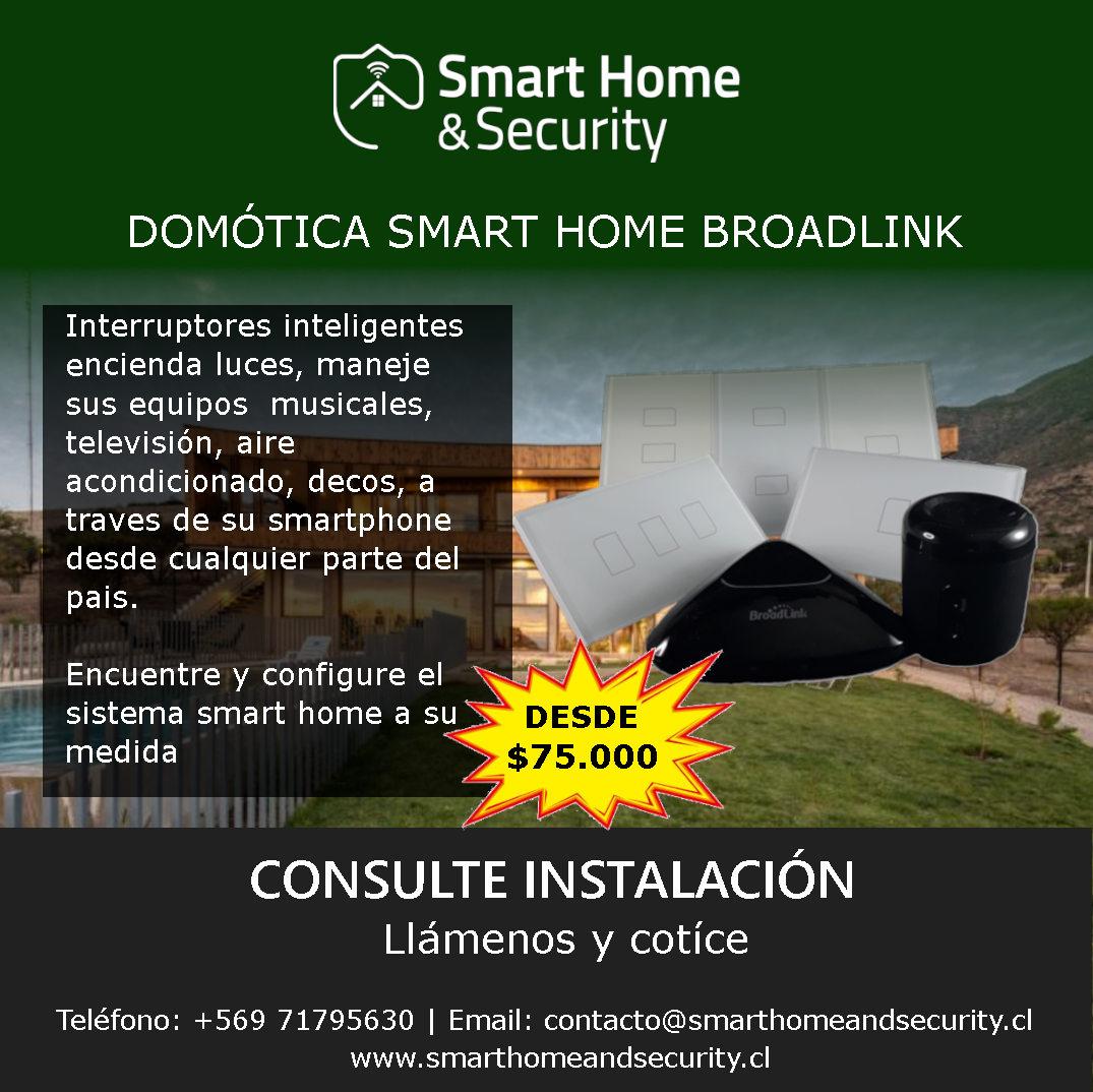 Domótica Smart Home Broadlink | Smart Home and Security